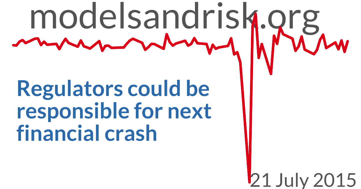 Models and risk | Financial Regulation, Systemic Risk, Stability and AI ...