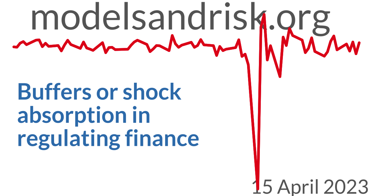 Models and risk | Financial Regulation, Systemic Risk, Stability and AI ...