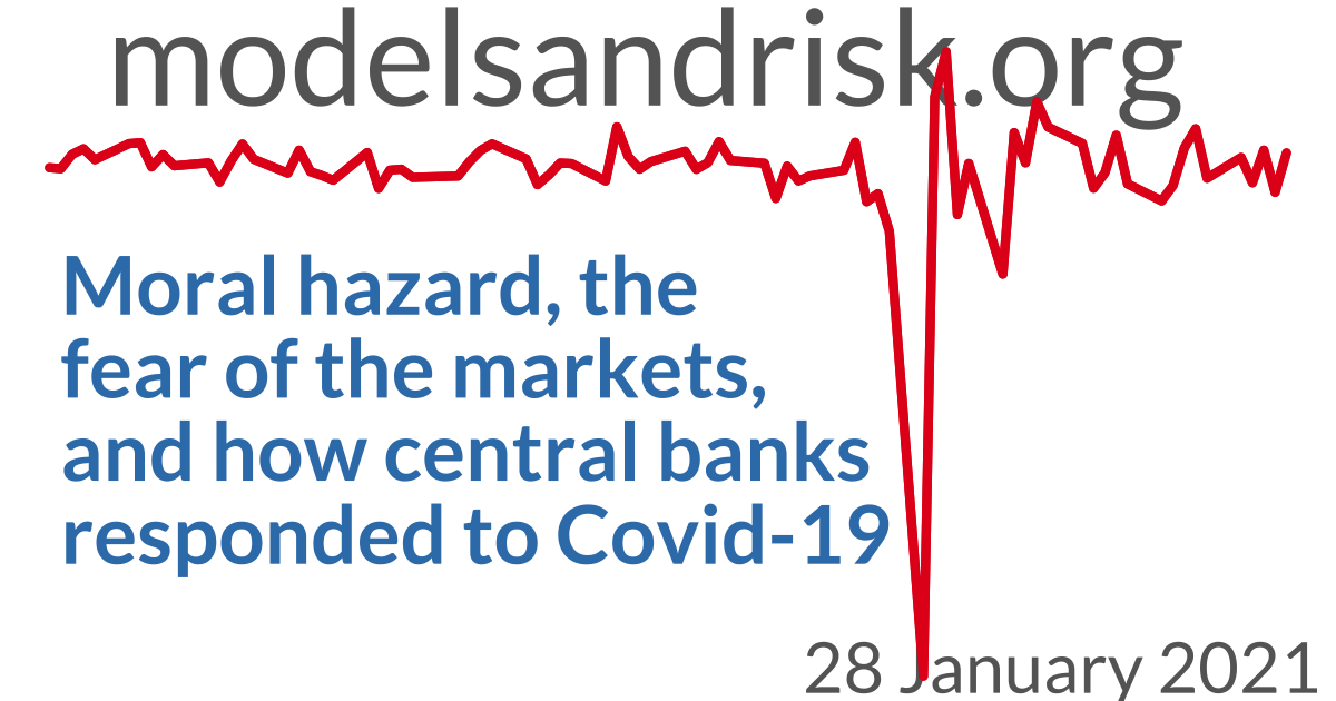 Moral hazard, the fear of the markets, and how central banks responded ...