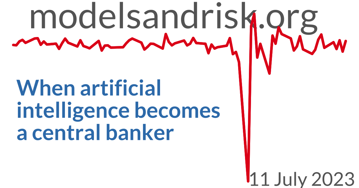Models and risk | Financial Regulation, Systemic Risk, Stability and AI ...